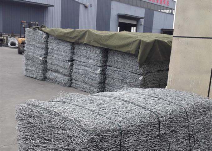 Low Carbon Gabion Wire Mesh , Bridge Protection Iron Wire Mesh Anti ...