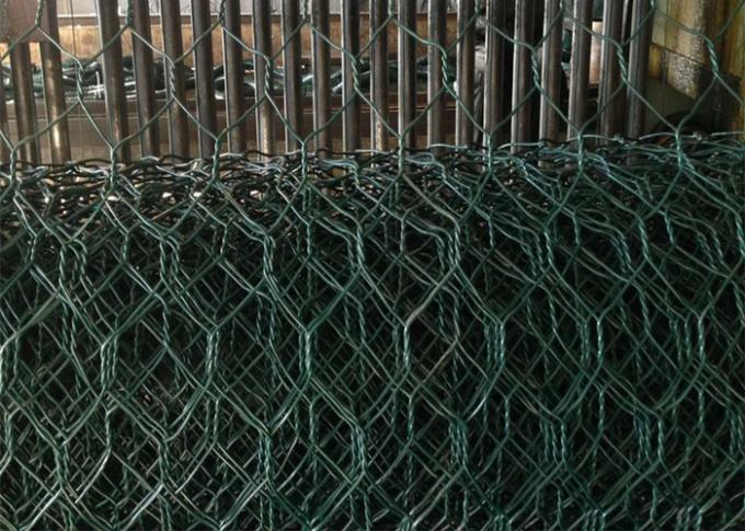 Black Weaved PVC Coated Gabion Box Pvc Coated Wire Mesh Gabion Mattress
