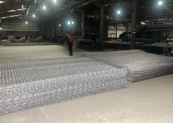 PVC Coated Eco-Friendly Reno Gabion Green Wall for Irrigation Work With ...