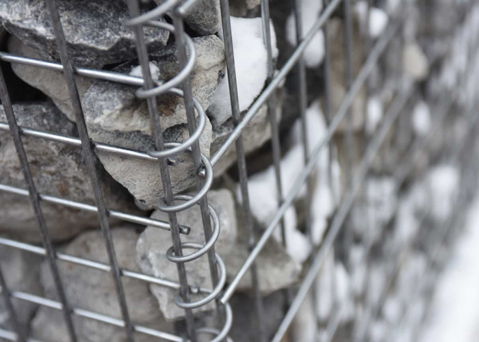Hot Dipped Galvanized Gabion Cages for Retaining Walls